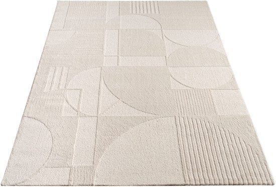 Hoogdekvle tapijt-modern geometrisch patroon-zacht, duurzaam en ...