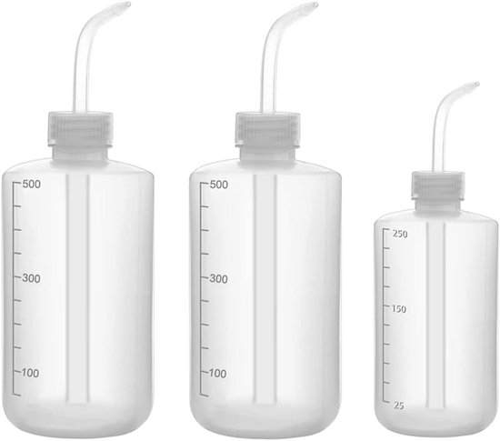 Transparante spuitflessen - 500 ml en 250 ml - 3 stuks - ideaal voor ...