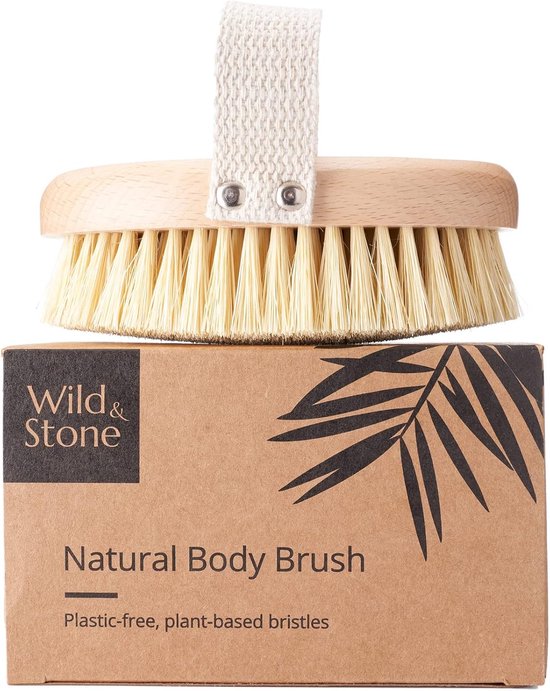 Droog borstelen lichaamsborstel - exfoliërend - natuurlijke materialen ...