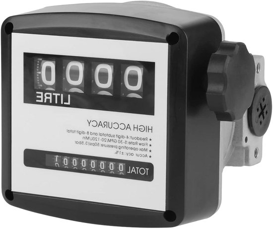 Titel: Duurzame 1% hoge precisie 1 inch debietmeter met groot scherm ...