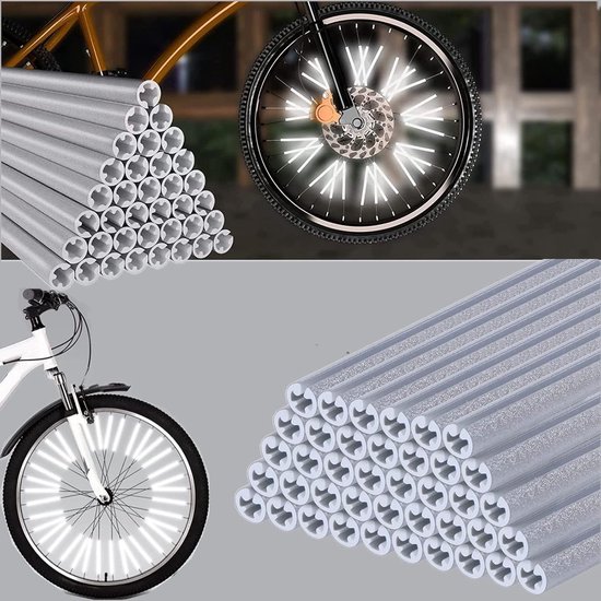 Reflectoren Fiets 72 stuks - 360° Zichtbaarheid - Gemakkelijke Montage ...