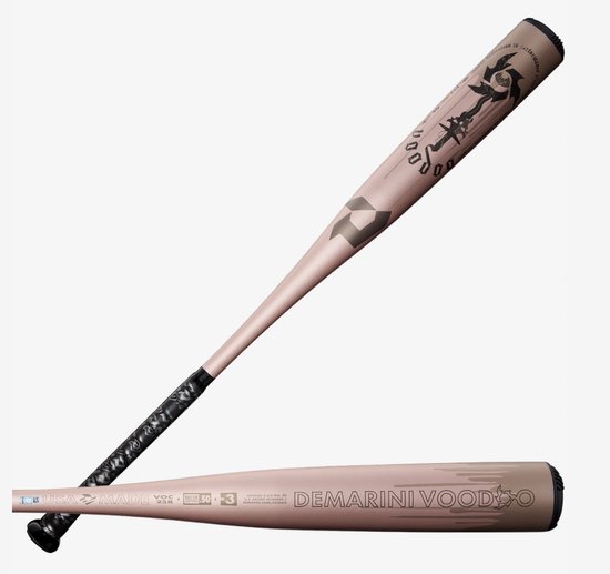 DeMarini Voodoo One -3 BBCOR ROSE GOLD Baseball Bat 2025 | bol