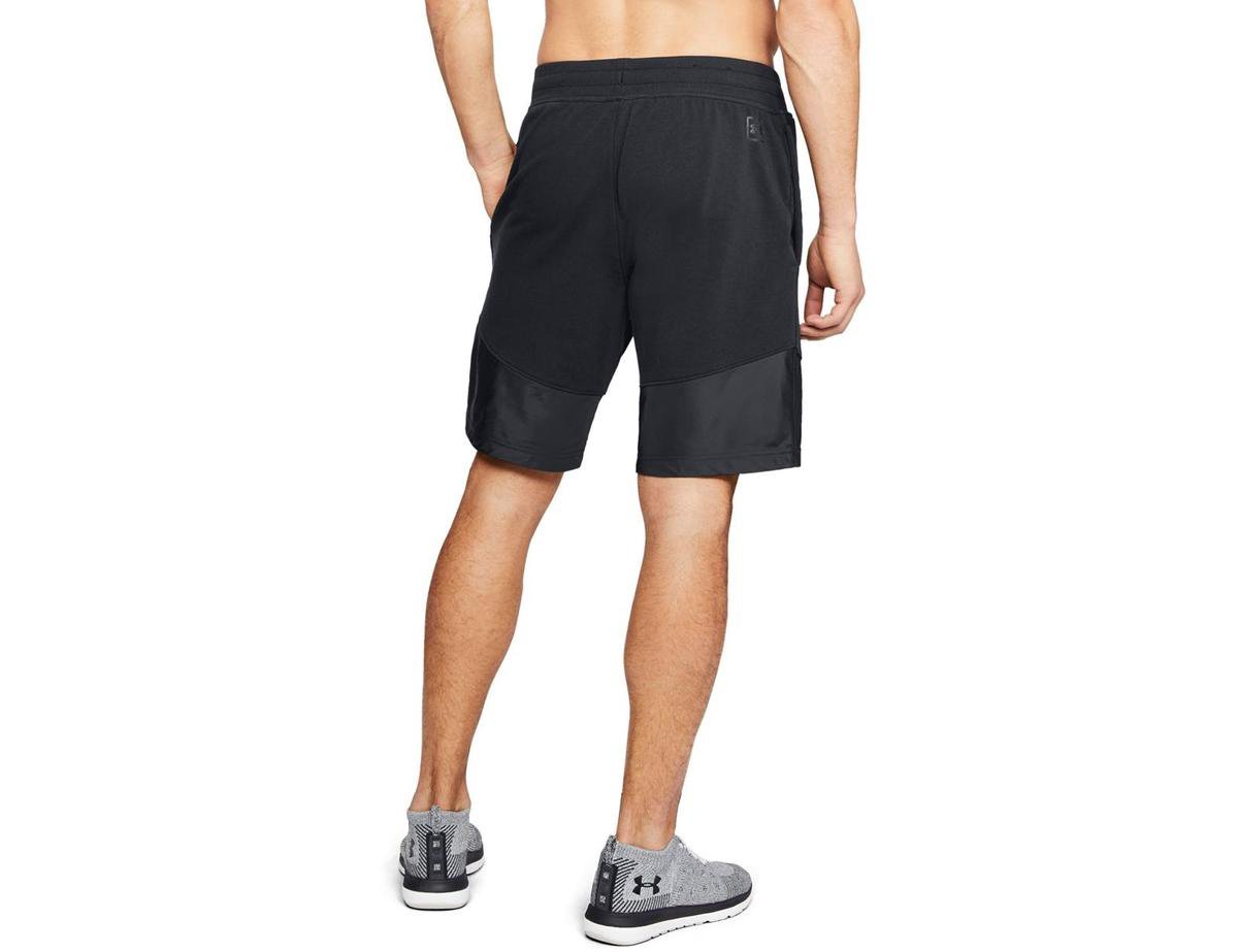 Under Armour - Microthread Terry Short - Zachte Stof Short - S - Zwart ...