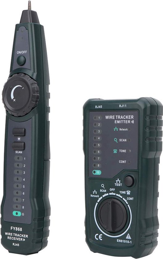 Elysium Netwerkkabel tester - UTP tester - Kabel tester - Netwerk ...