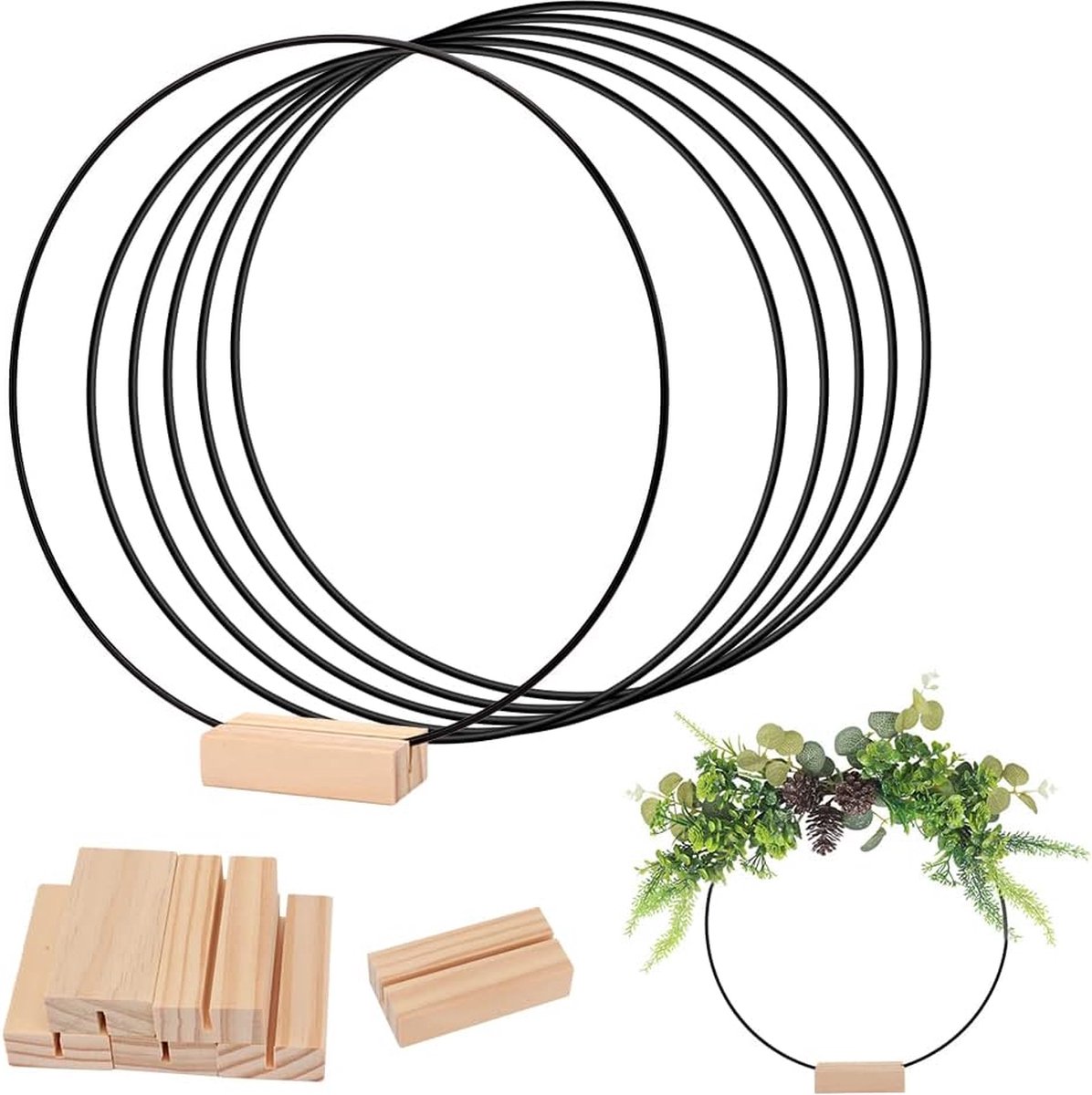 Metalen ring met knutselen, 6 stuks decoratie met de metalen ring, 25 ...