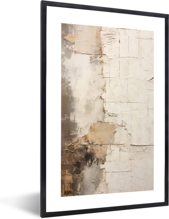 FrameYourWall® - Fotolijst met poster 80x120 - Abstract - Modern art ...