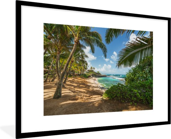 Fotolijst incl. Poster - Het exotische Kuau Cove Beach gelegen op ...