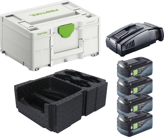Festool Energy Set 4x BP 18 Li 5.0 ASI EU accupack 18 V 5.0 Ah ( 4x ...