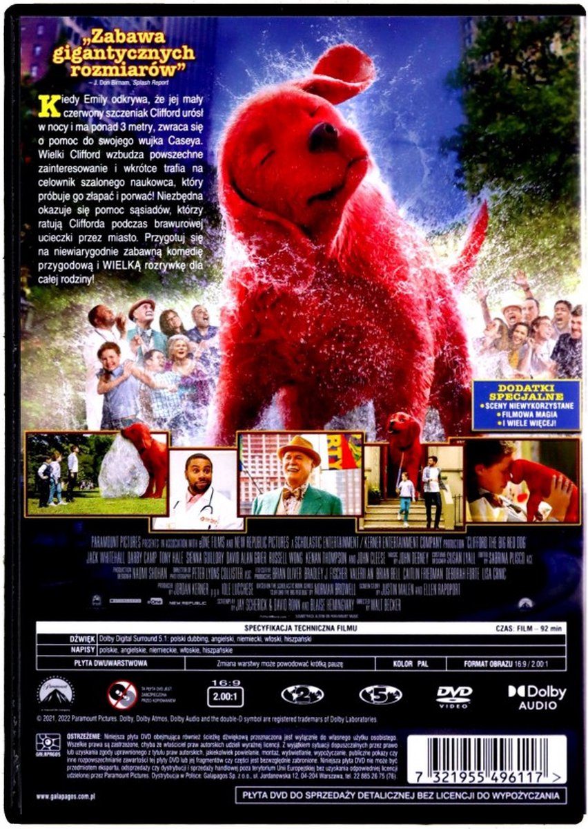 Clifford de grote rode hond [DVD] (Dvd), Darby Camp | Dvd's | bol.com