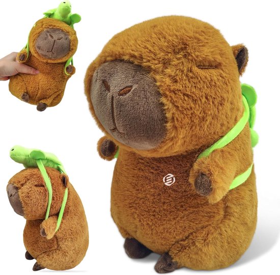 Equivera Capybara Knuffel - Capibara Knuffel - Capibara Pluche ...