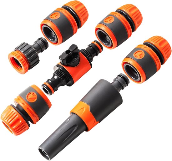 Tuinslangaansluitset, 1/2 inch slangkoppeling voor slangverlenging ...