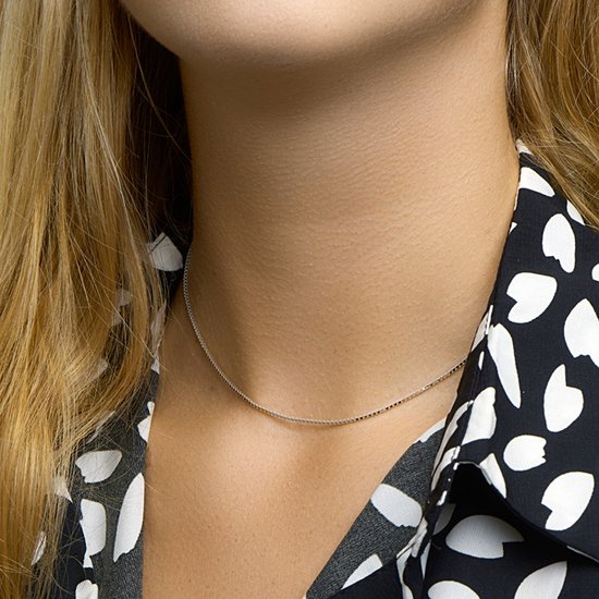 Zilveren Collier venetiaans 1 1001759 70 cm | bol