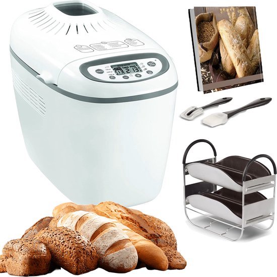 Luxe Broodbakmachine - Broodsnijmachine - Broodbakmachines - Wit | bol