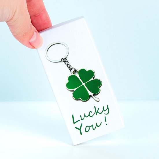 Invotis Klavertje Vier Sleutelhanger | bol