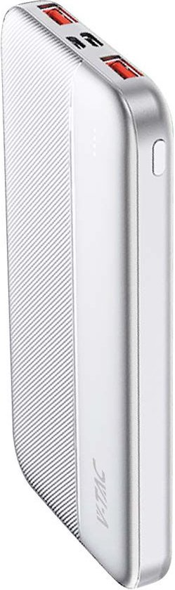 V-TAC VT-10000-W Snel Opladende Power Bank - 10000mAh - Wit | bol