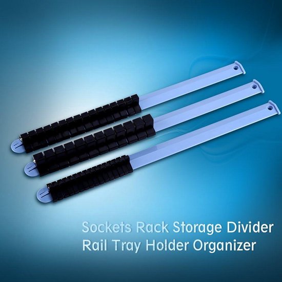 Socket Rack Houder Organizer - Wandmontage - Opslag Divider Rails - 3 ...