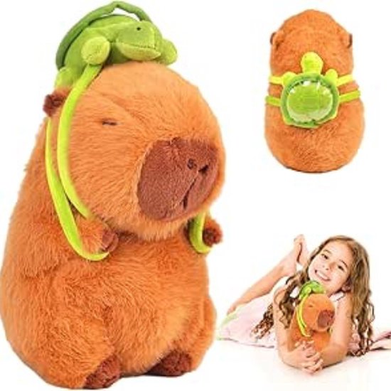 Capybara Knuffel - Capibara Knuffel - Knuffeldier - Speelgoed - Cadeau ...