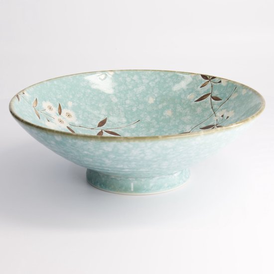 TOKYO DESIGN STUDIO - Light Blue Sakura Bowl 24x8cm 1400ml 3/18 | bol