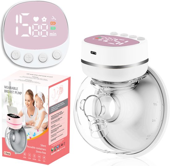 KCVV Borstkolf - Draadloze elektrische borstkolf - 180 ml beker ...