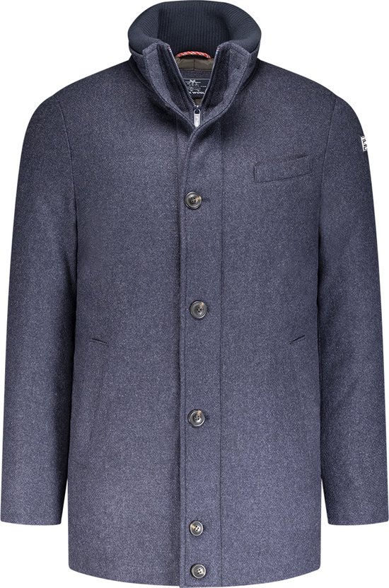 NZA - Klassieke navy tweed jas - Winter Navy | bol