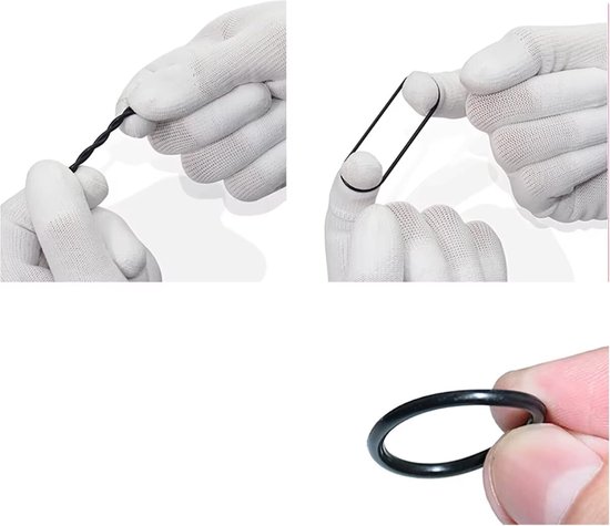 Platte Ringen Assortiment Nylon - O Ringen - Platte Sluitringen - 225 ...