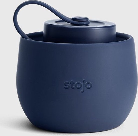 Stojo - Drinkfles - 590 ml - Denim - Opvouwbaar - Herbruikbaar - Blauw ...