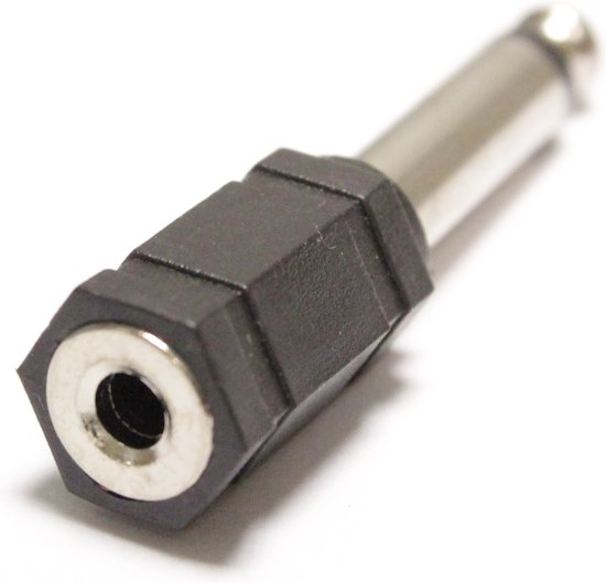 BeMatik - Mono jack-6.3 mm-male naar mini-jack-3.5mm-vrouwelijke audio ...