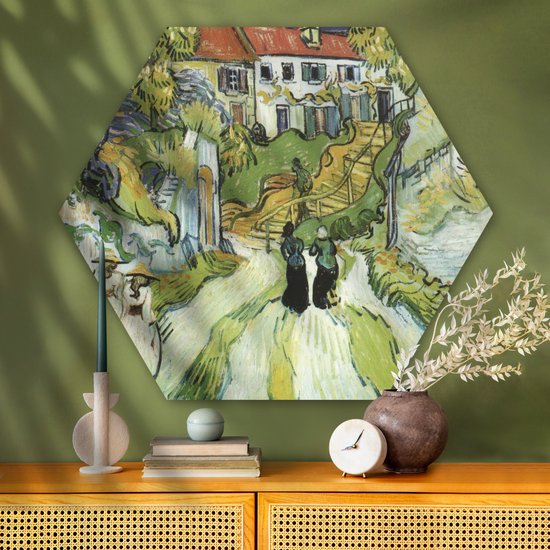 Hexagon wanddecoratie - Kunststof Wanddecoratie - Hexagon Schilderij ...