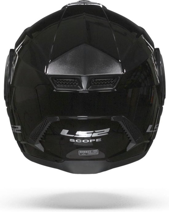 LS2 FF902 Scope Solid Glans Zwart Systeemhelm M | bol.com