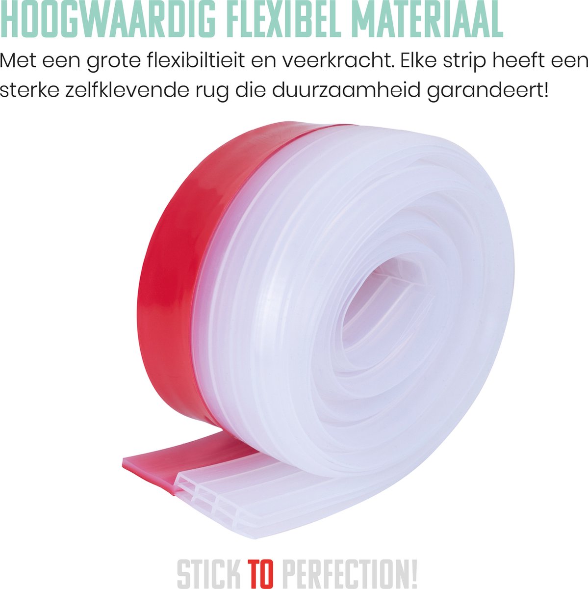 SOLITY® Aanpasbare Tochtstopper - Zelfklevende tochtstrip voor deuren ...