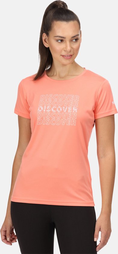 Het Regatta Fingal VI T-shirt met korte mouwen - dames - sneldrogend -... | bol