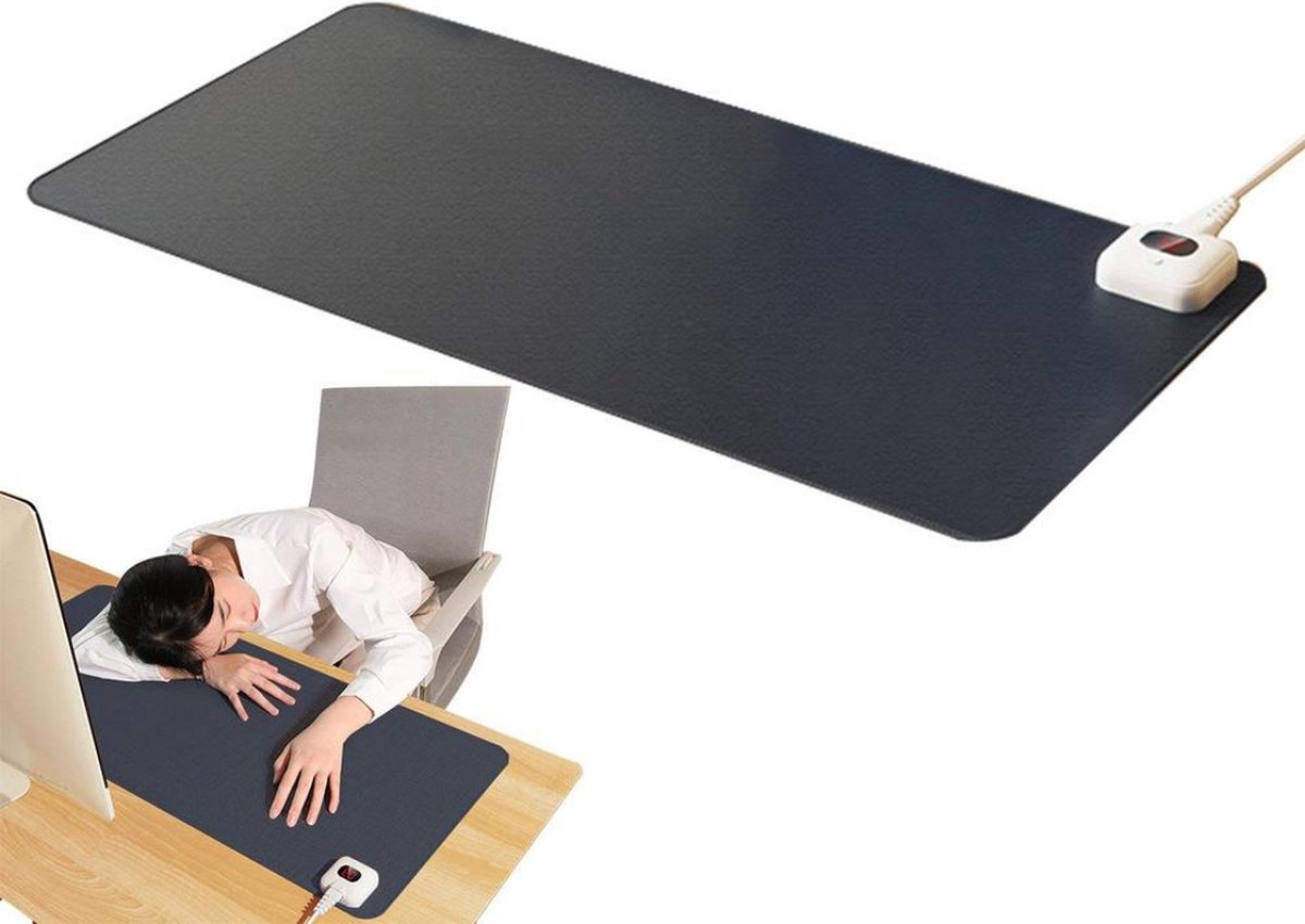 Currero Verwarmde Bureaumat - Bureau Onderleggen - Verwarmingsmat ...