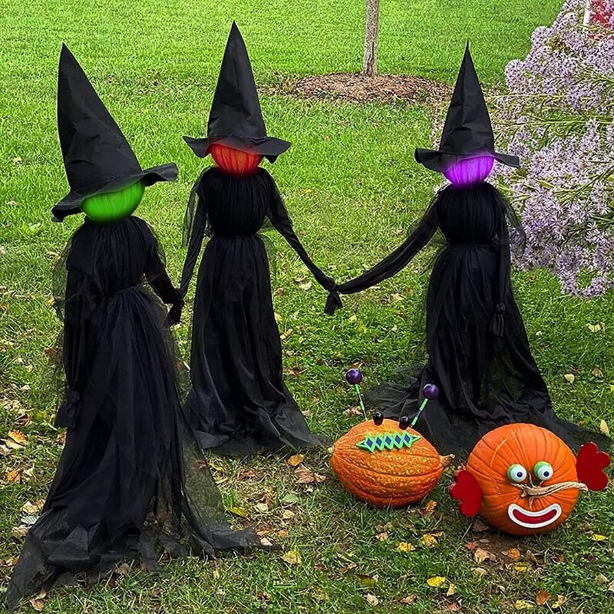 Currero Halloween Poppen Licht Geluid - Halloween Decoratie Poppen - 3 ...