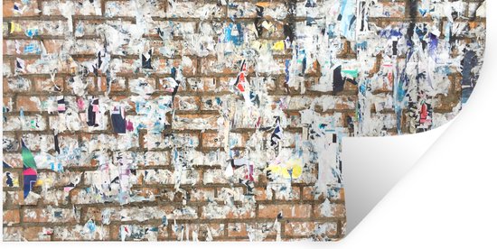 Muurstickers - Sticker Folie - Baksteen - Muur - Poster - 120x60 cm ...