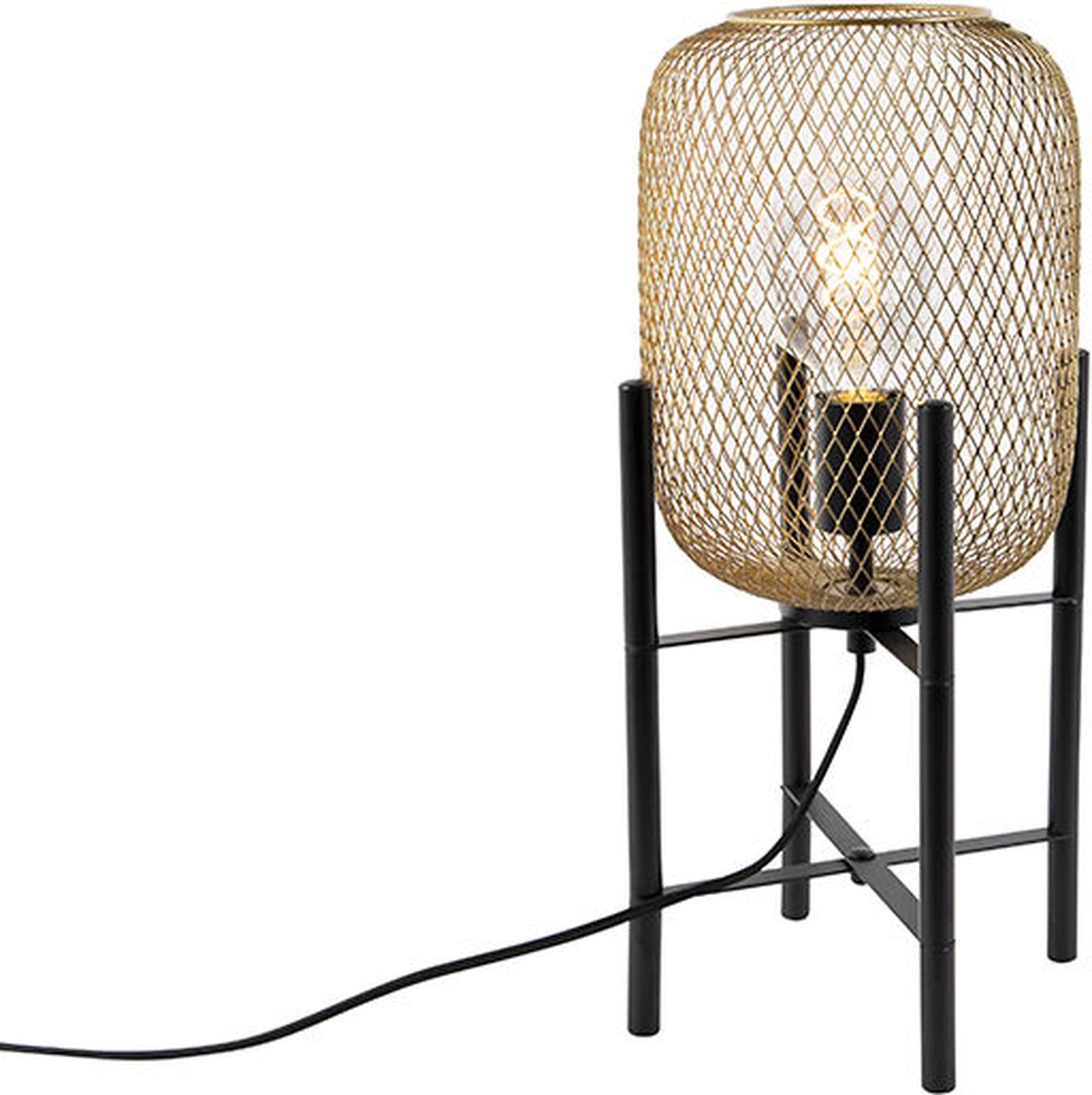 Lumière Tafellamp Emmanuel Goud, Messing, Zwart | bol.com