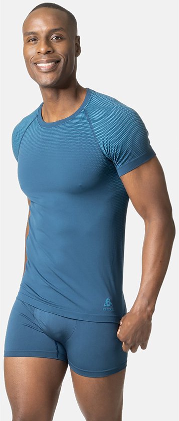 Odlo Performance Light Eco - Blue wing teal-saxony blue - Maat Herren_L ...
