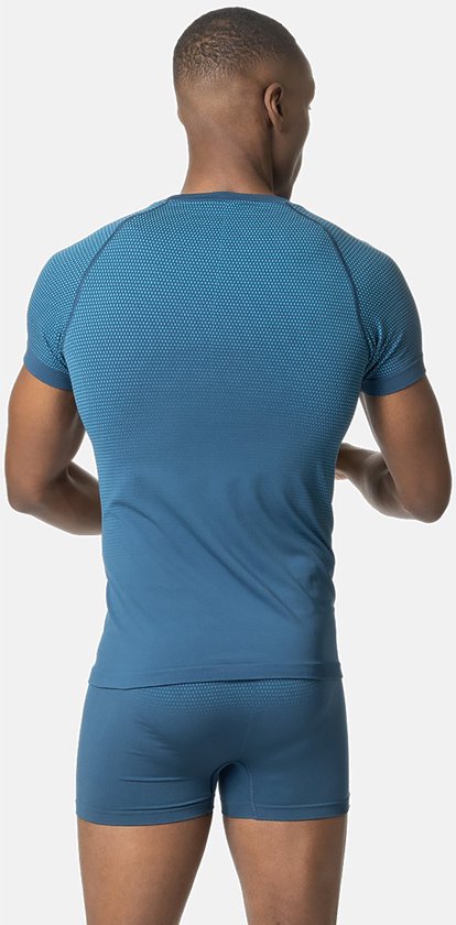 Odlo Performance Light Eco - Blue wing teal-saxony blue - Maat Herren ...