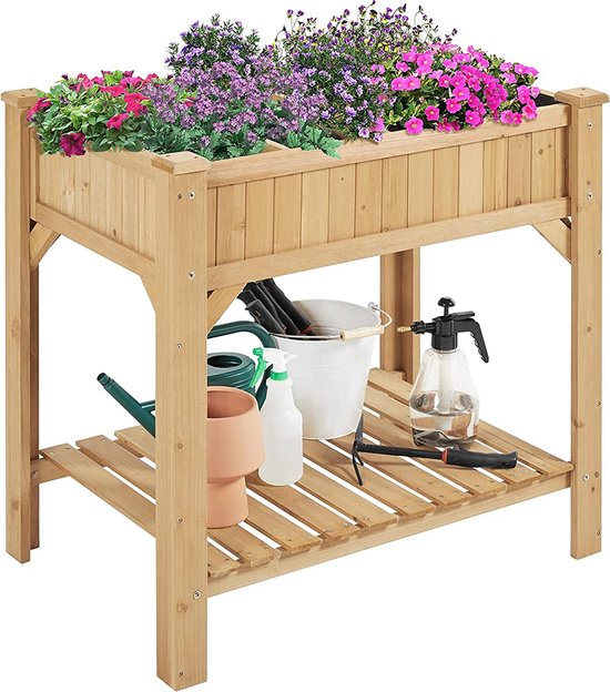 Coazy | Plantentafel Verhoogd - 91,5 x 62 x 92,5 cm (l x b x h ...