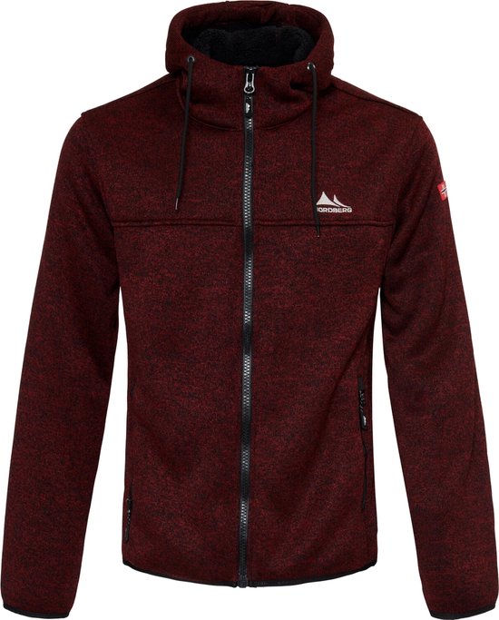 Nordberg Fred Fleece Heren Vest Mf01601-bo - Kleur Bordeaux - Maat 4XL ...
