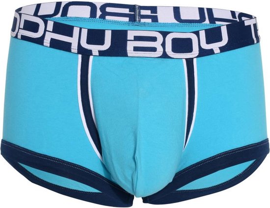 Andrew Christian TROPHY BOY® For Hung Guys Boxer Aqua - MAAT XL - Heren ...