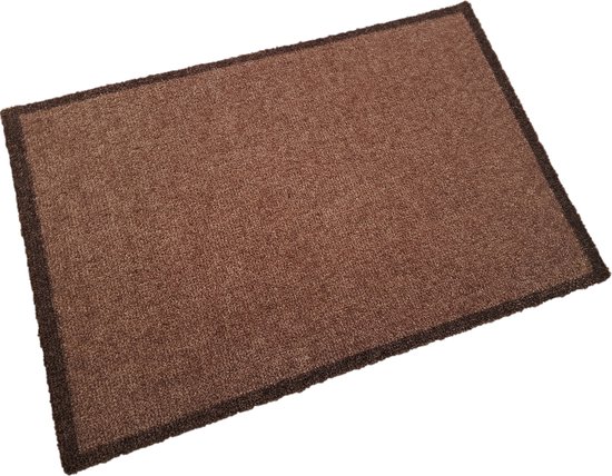 Ikado Bruine ecologische droogloopmat 67 x 90 cm | bol.com