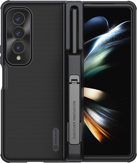 Nillkin Super Frosted Shield Samsung Z Fold 4 Hoesje Pen Edition Zwart ...
