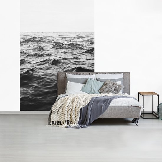 Zee - Water - Natuur - Zwart wit - Behangpapier | bol