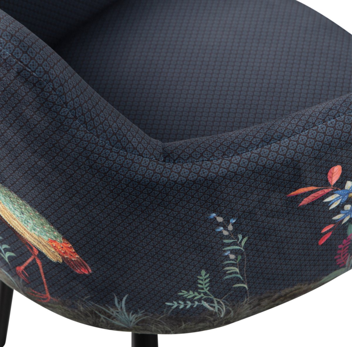 Pip Studio Eetkamerstoel - Velvet - Flirting Birds Blauw - Set van 2 ...