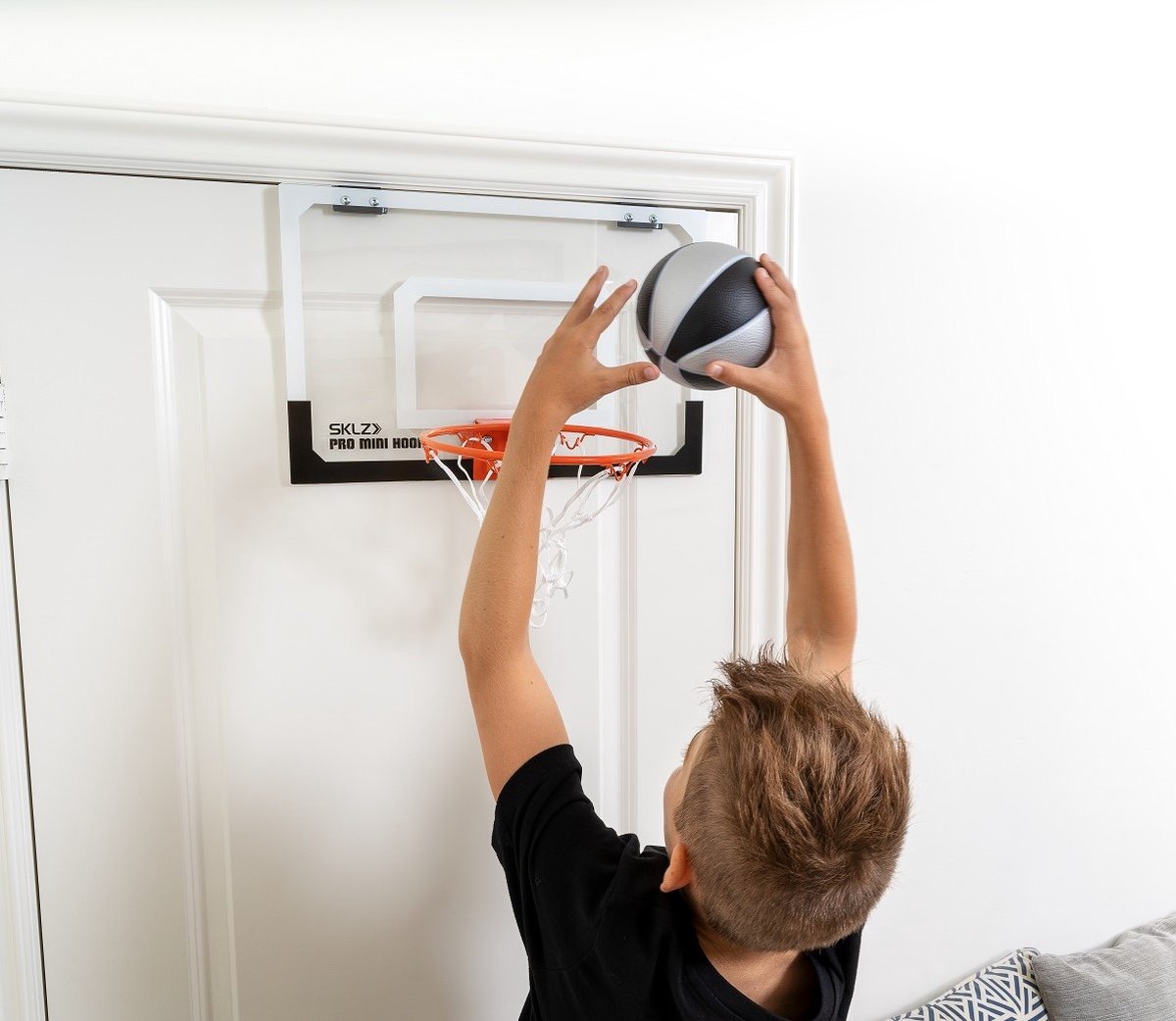 SKLZ Pro Mini Hoop Swish Foam Ball - Zwart / Zilver | bol.com