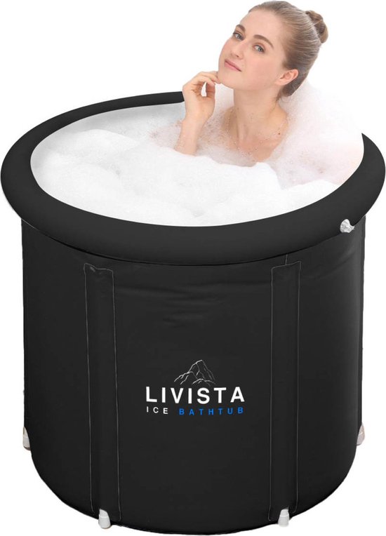 Livista® - Premium Zwart Zitbad - Opblaasbaar - Inclusief Draag ...