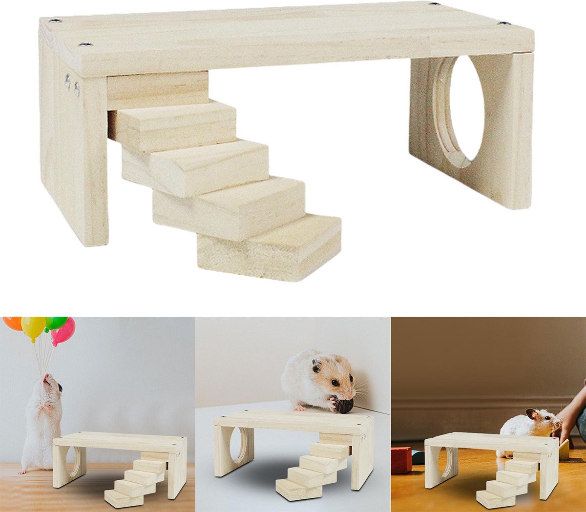 Houten Hamster Platform Trap Voor Kooi Landschapsarchitectuur Kleine ...