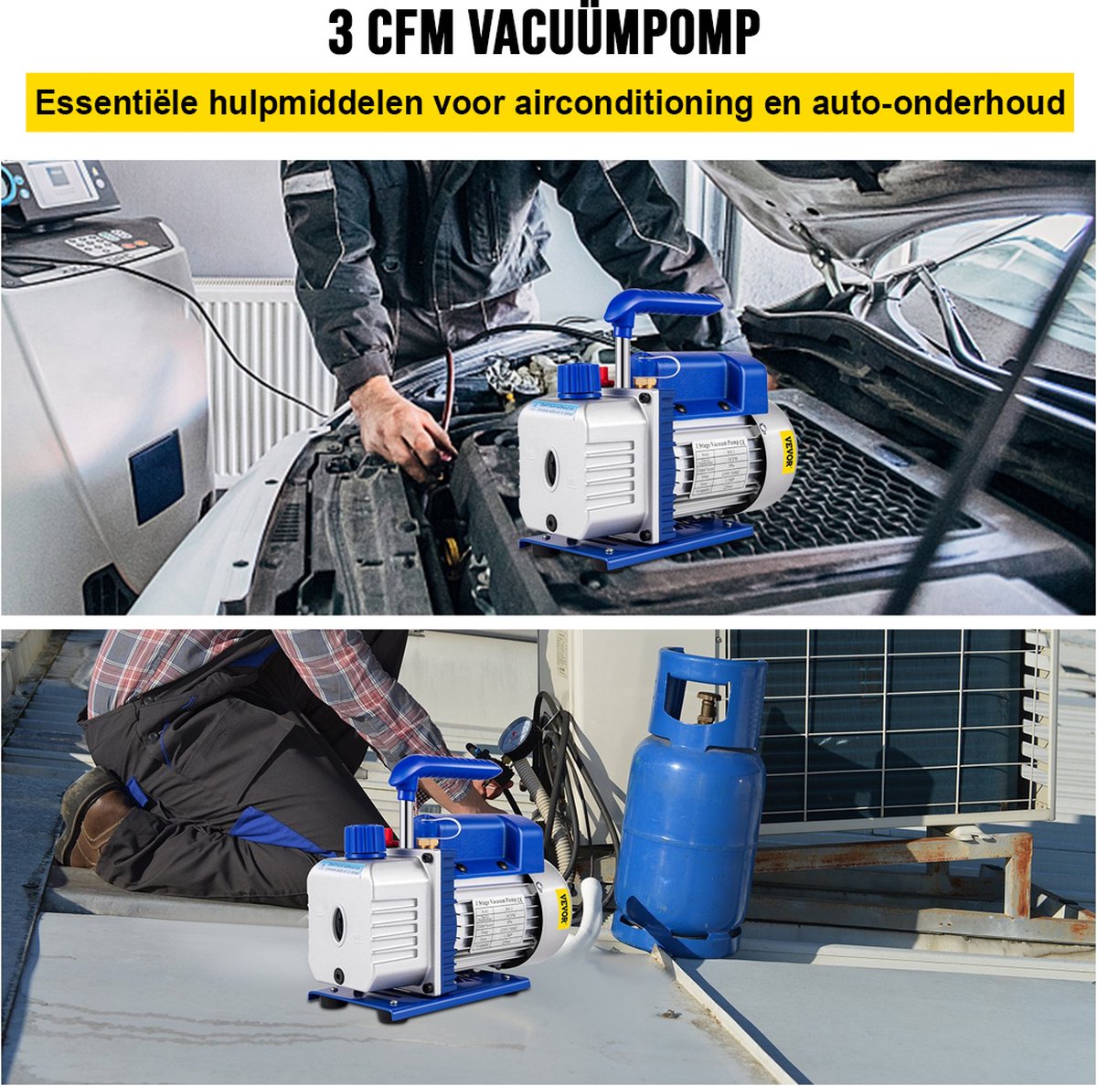 Vevor Vacuumpomp - Vacuumpomp Olie | bol.com