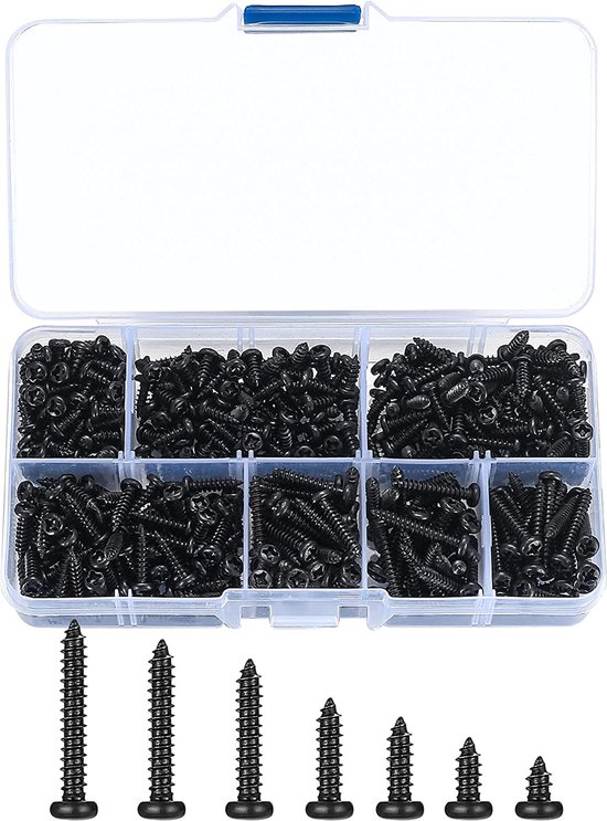 zelftappende schroeven-assortimentset / universal screw assortment box ...