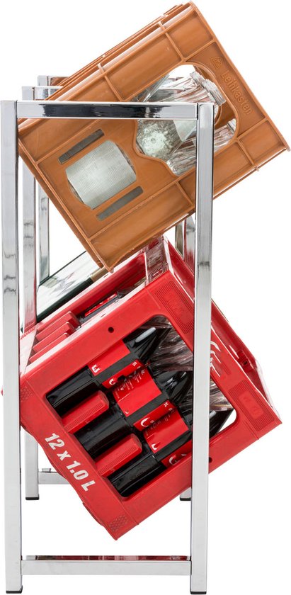 Krattenrek Angela - Opbergrek - 4 Kratten - Extra Stevig - Metaal | bol.com